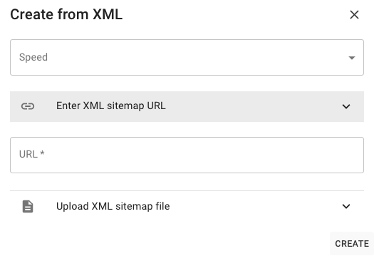 Create From XML Help Center